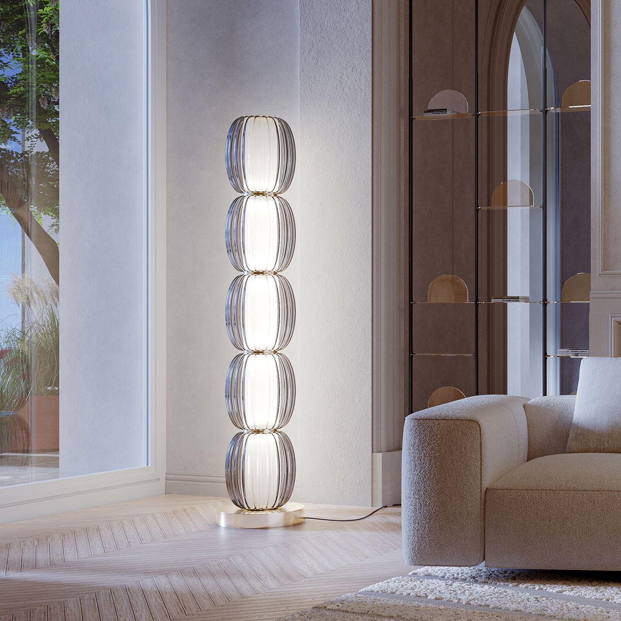 Contardi_Alma_floor-lamp_design-by-Controvento • THE LIGHT REPORT